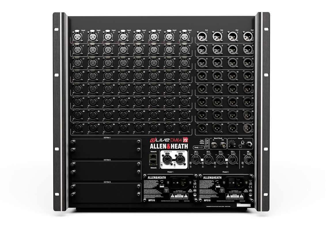 Jansen Audio. A&H dLive DM64 Digital Mix Rack
